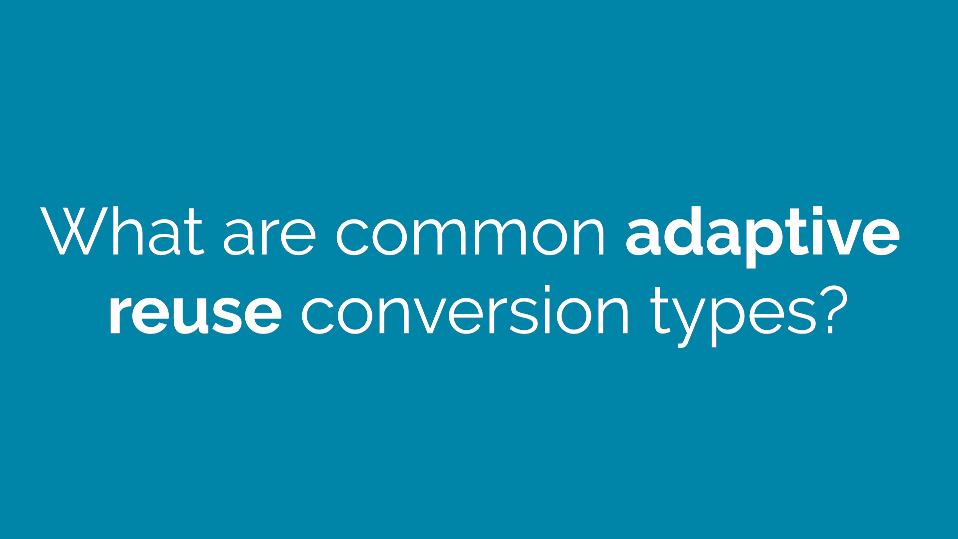 ATA Episode 11: What Are Common Adaptive Reuse Conversion Types ...